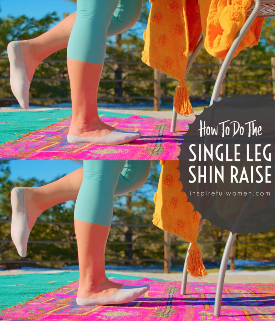Single Leg Toe Raise - Inspireful Women