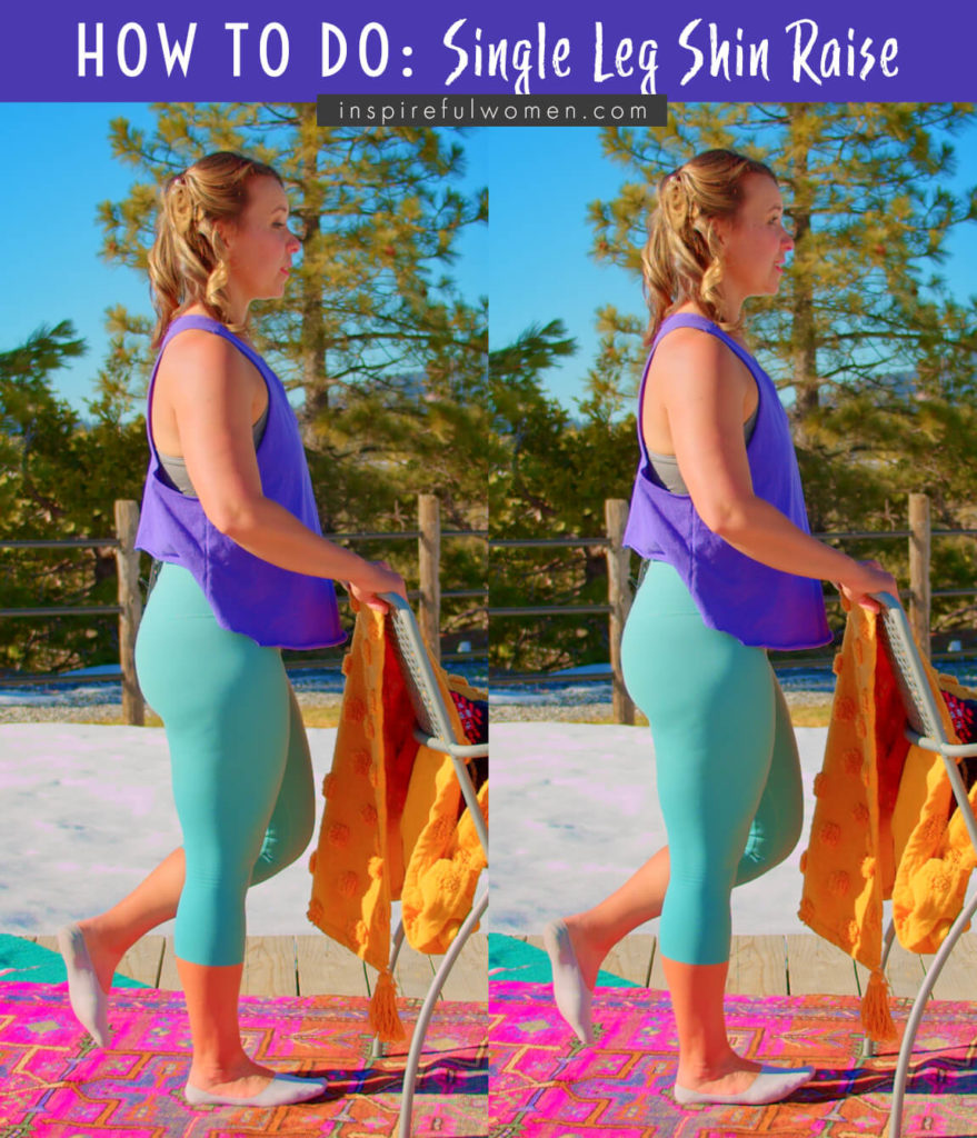 Single Leg Toe Raise - Inspireful Women