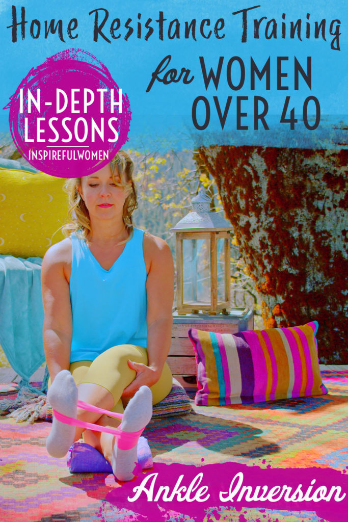 Floor Seated Ankle Inversion – Mini Band - Inspireful Women