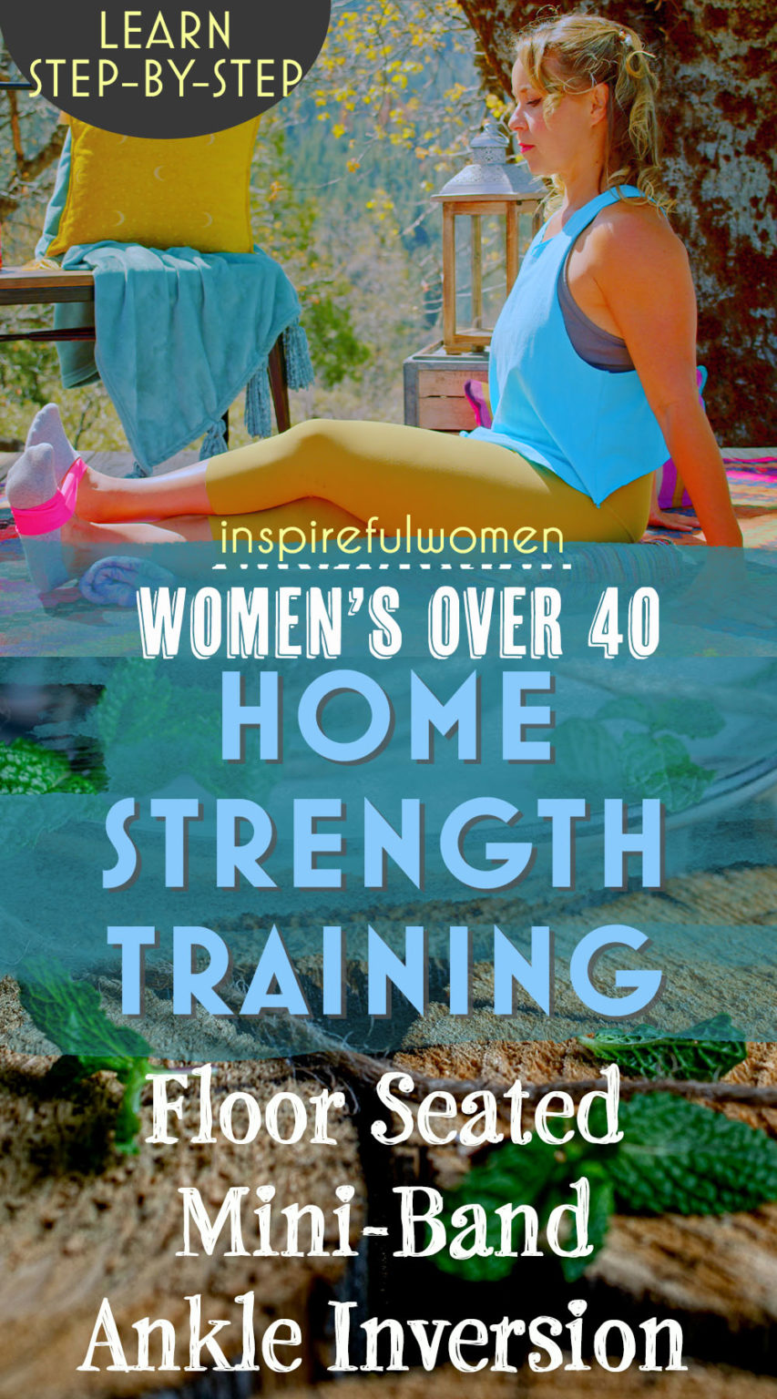 Floor Seated Ankle Inversion – Mini Band - Inspireful Women