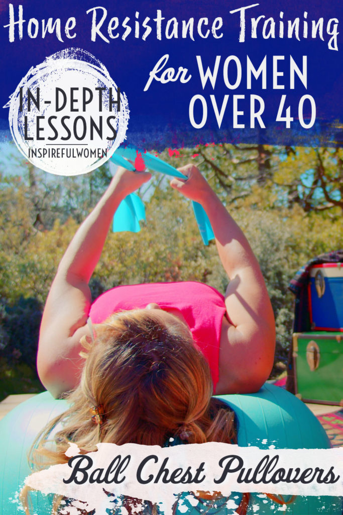 Band Chest Pullovers with Stability Ball - Inspireful Women