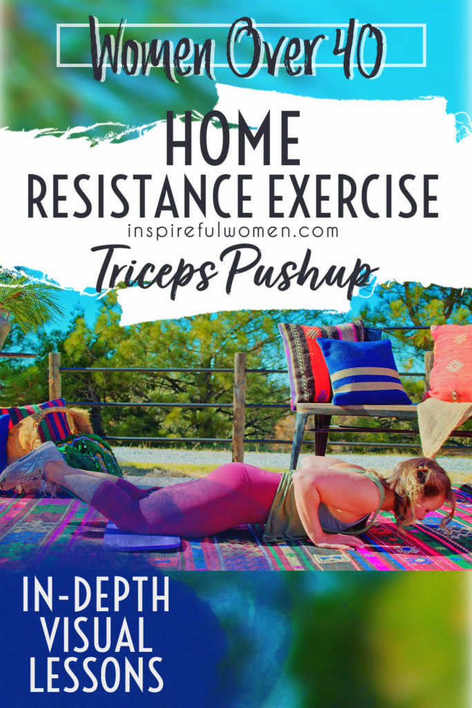 Bodyweight Triceps Extension Push Ups - Inspireful Women