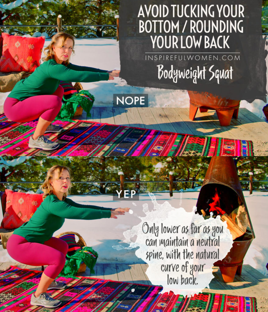 Bodyweight 1 1/4 Squats - Inspireful Women