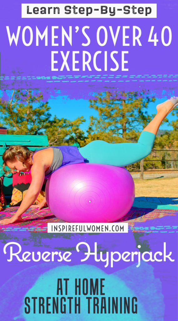 Bent Leg Reverse Hyper Jack on Ball - Inspireful Women