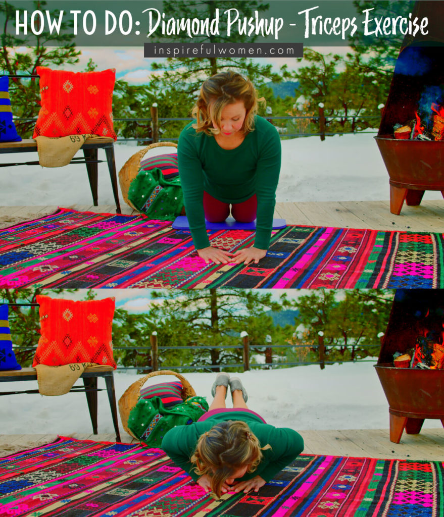 Bodyweight Diamond Pushup - Inspireful Women