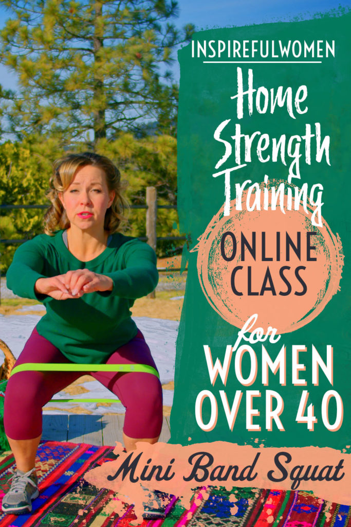 Bodyweight Mini Band Squat - Inspireful Women