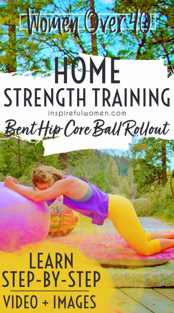 Stability Ball Roll Out (Hips Flexed) - Inspireful Women
