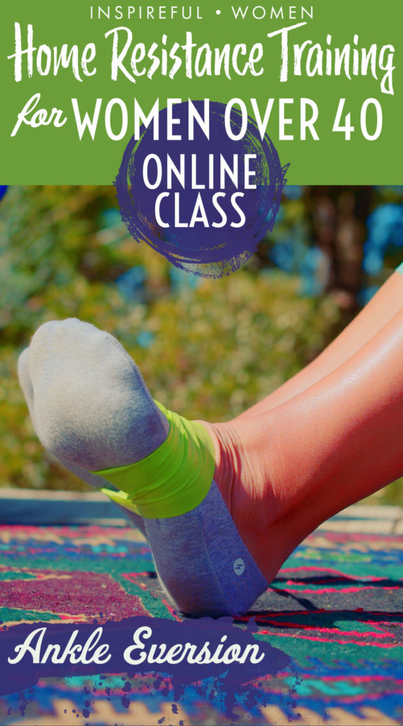 Chair-Seated Ankle Eversion – Mini Band - Inspireful Women