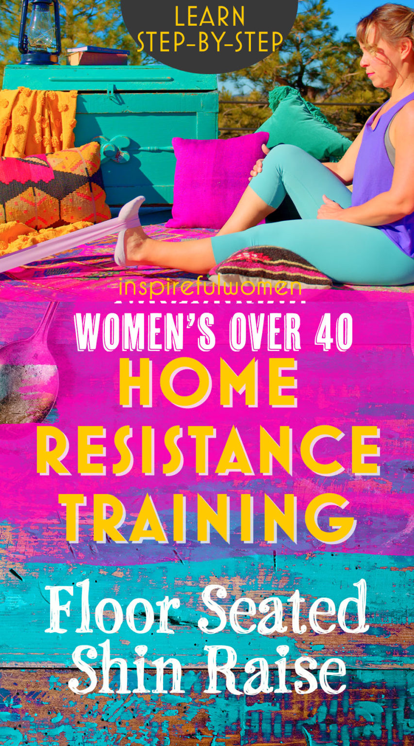 Floor Seated Shin Raises – Band - Inspireful Women