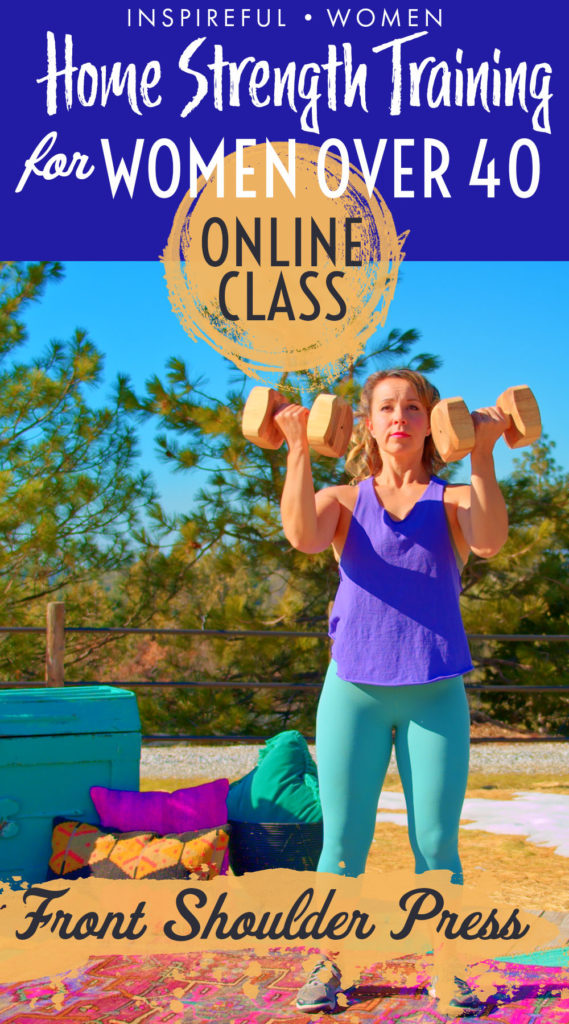 Front Dumbbell Shoulder Press - Inspireful Women