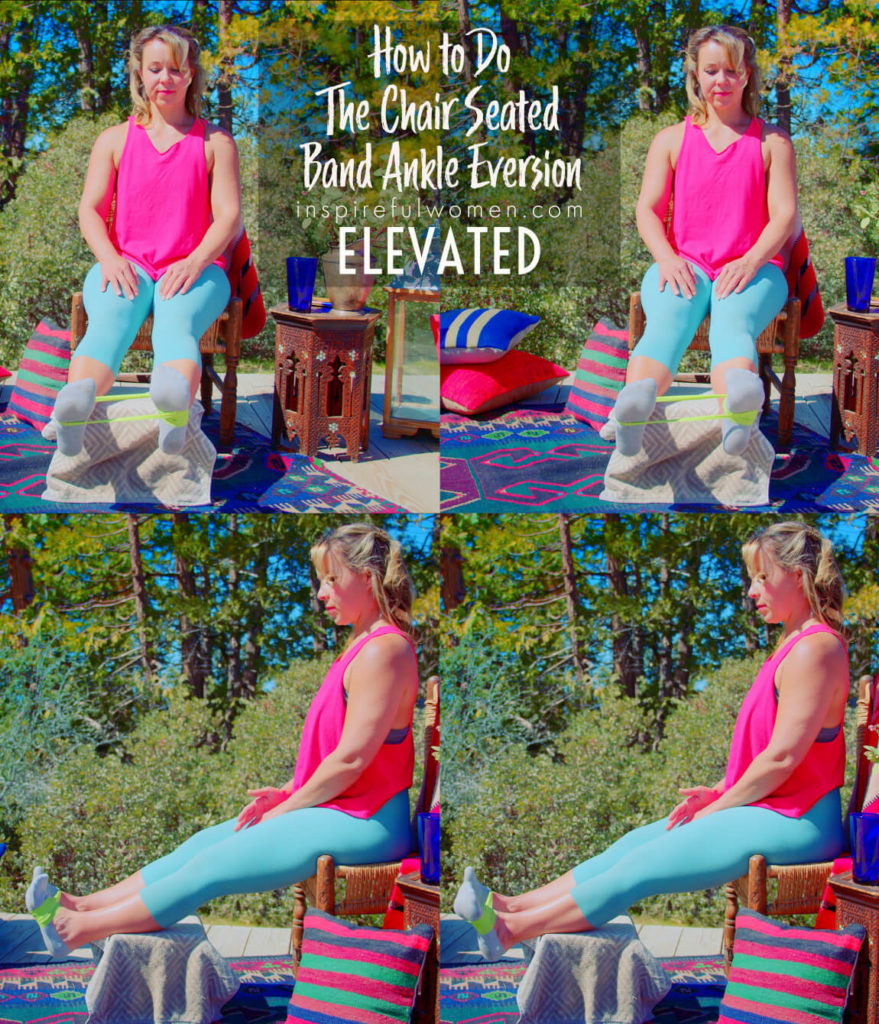 Chair-Seated Ankle Eversion – Mini Band - Inspireful Women