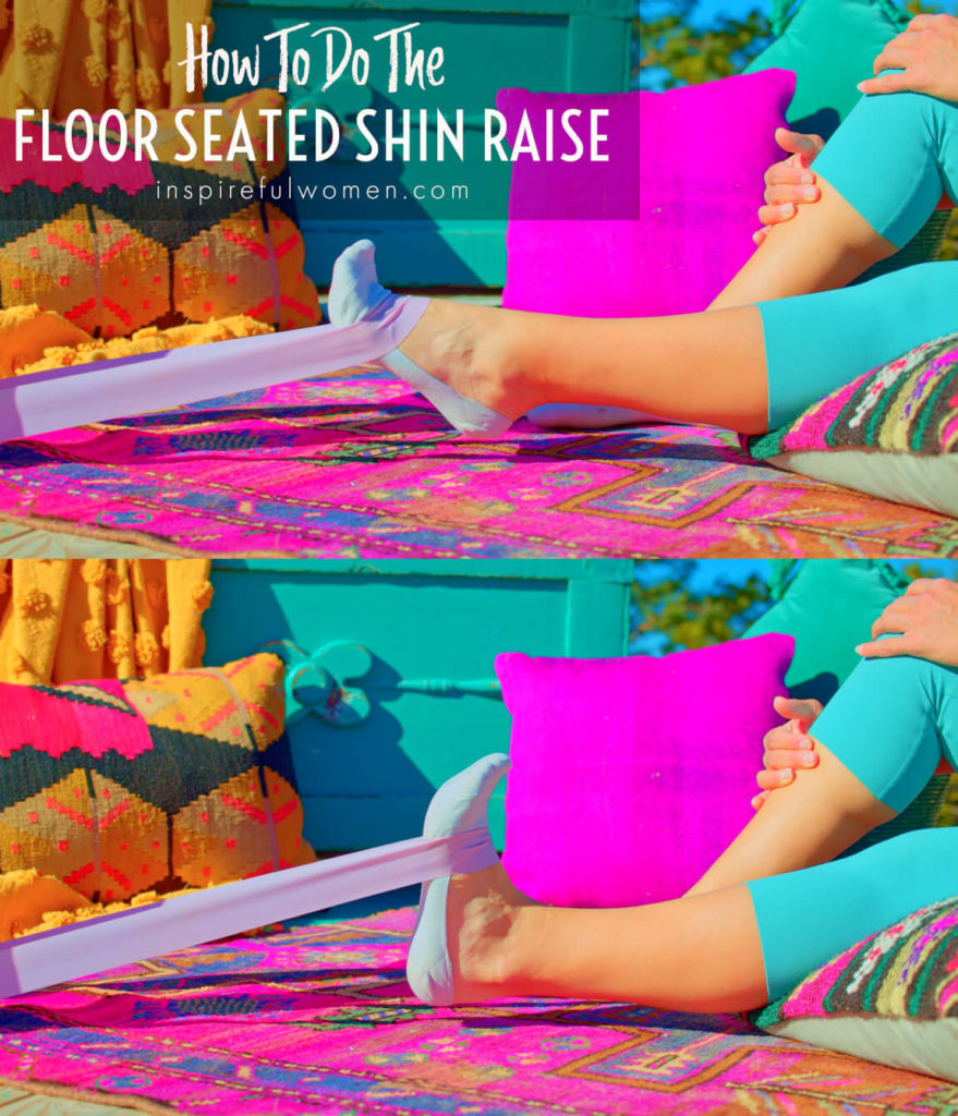 Floor Seated Shin Raises – Band - Inspireful Women