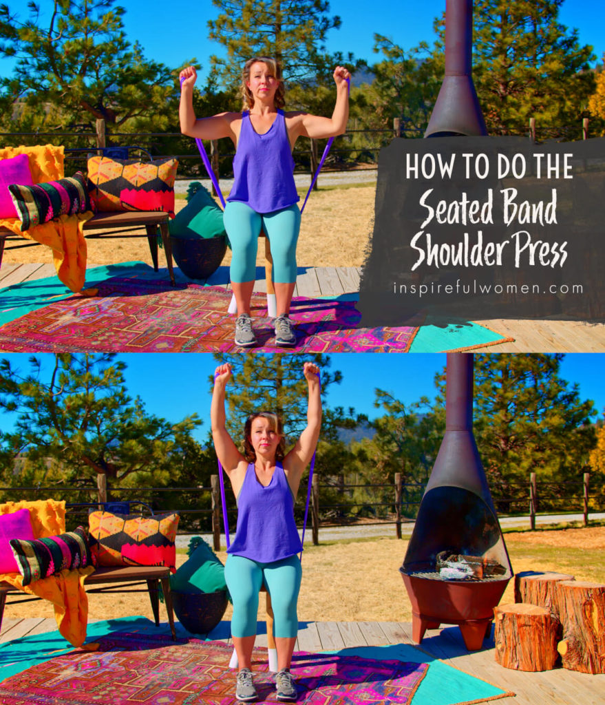 Seated Band Shoulder Press - Inspireful Women