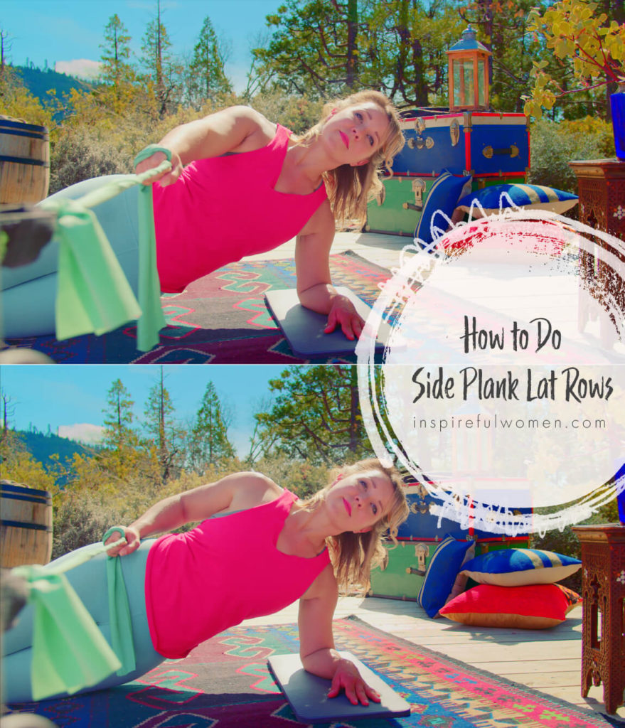 Side Plank Lat Row - Inspireful Women
