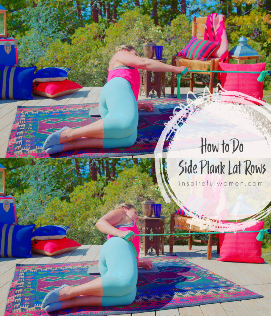 Side Plank Lat Row - Inspireful Women