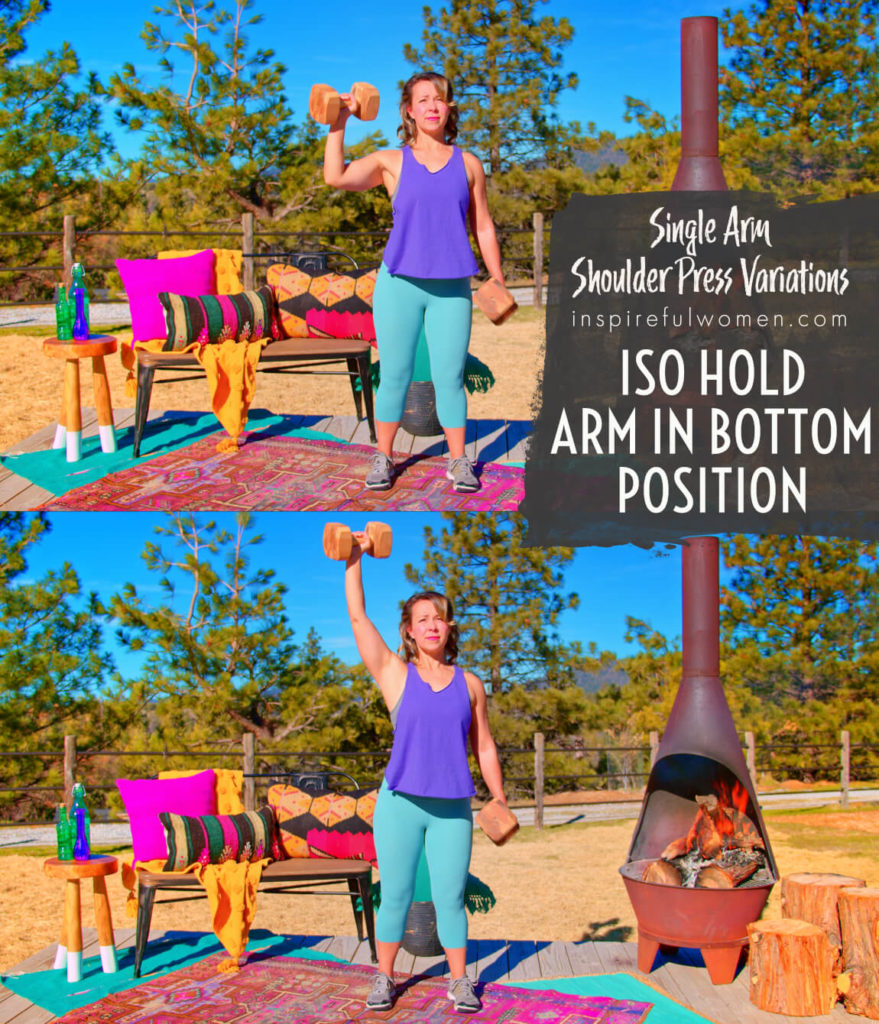 Single-Arm Dumbbell Shoulder Press - Inspireful Women