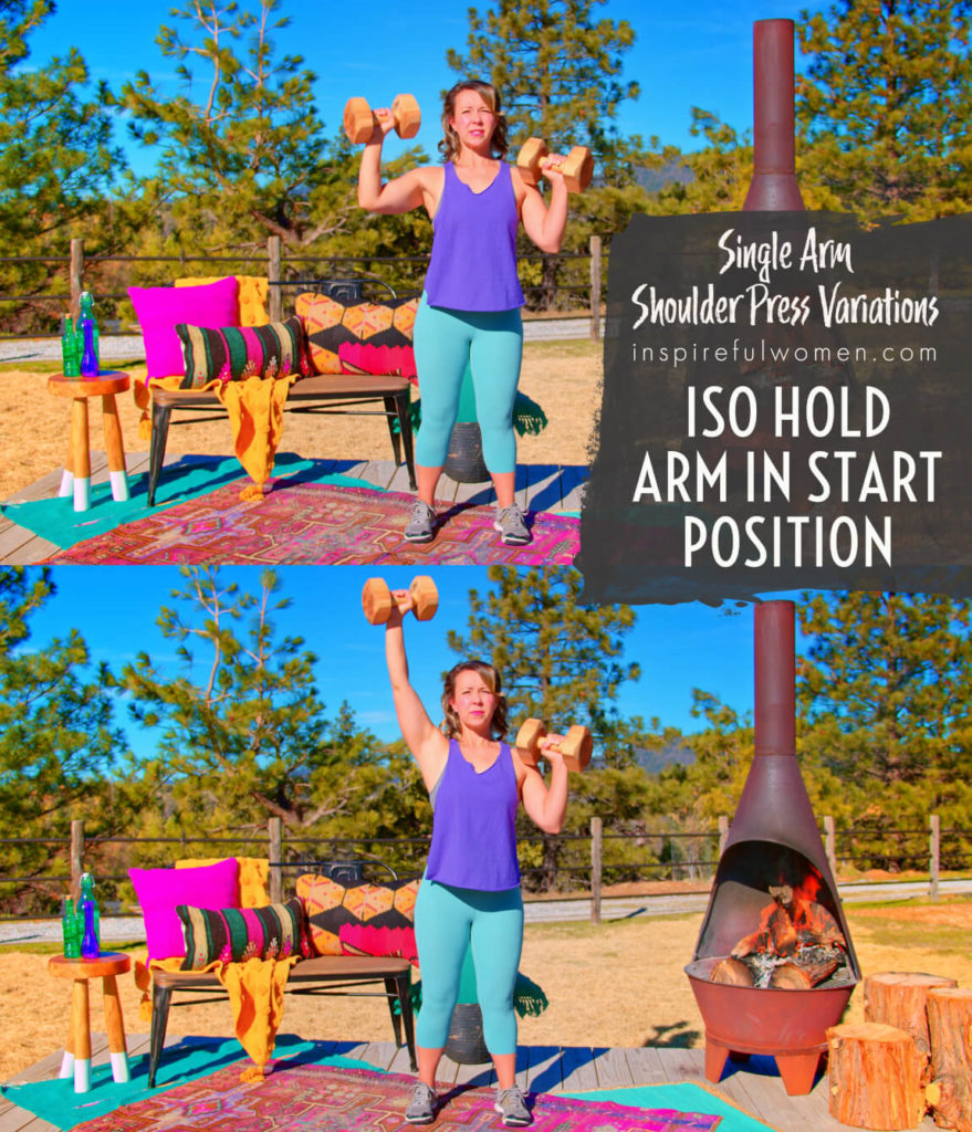 Single-Arm Dumbbell Shoulder Press - Inspireful Women