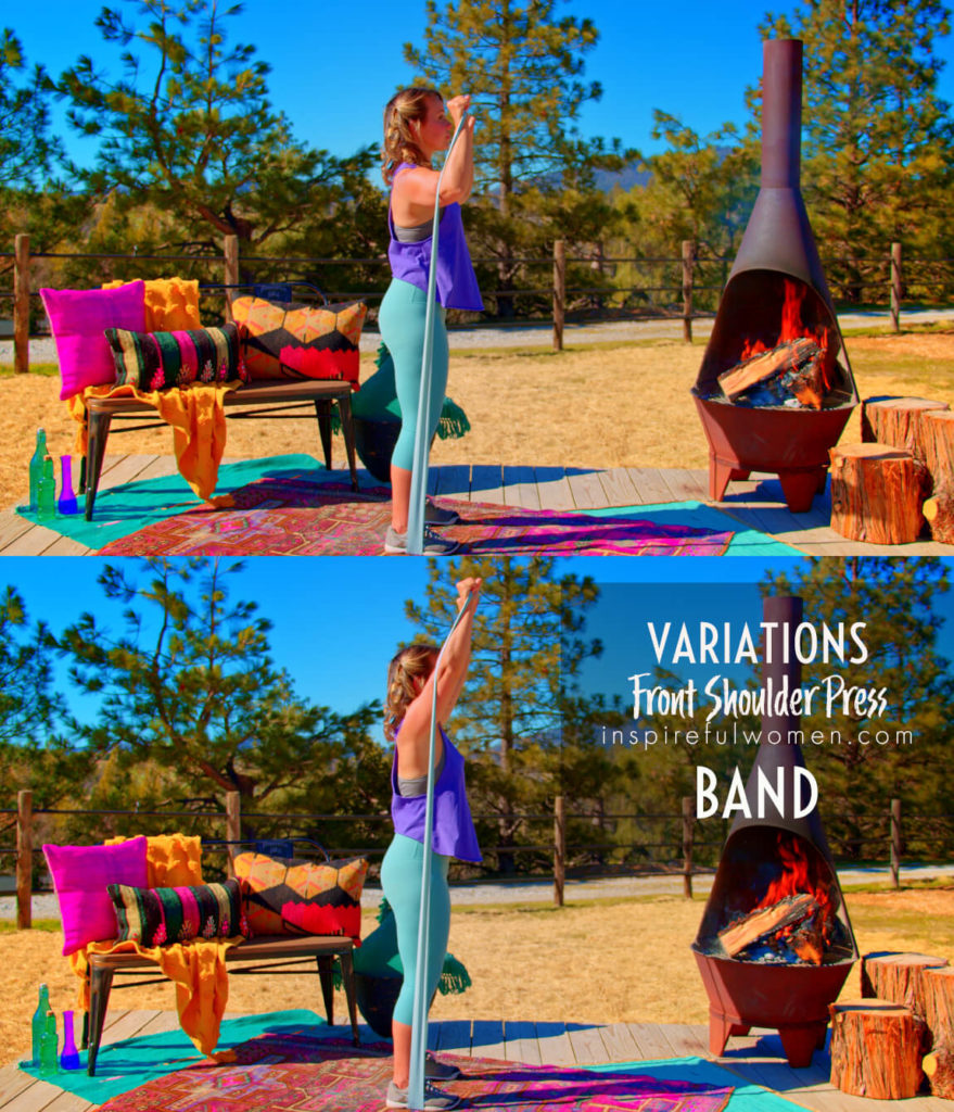 Front Dumbbell Shoulder Press - Inspireful Women