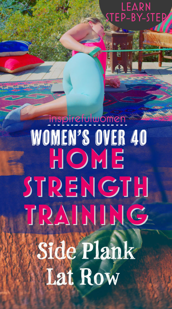 Side Plank Lat Row - Inspireful Women