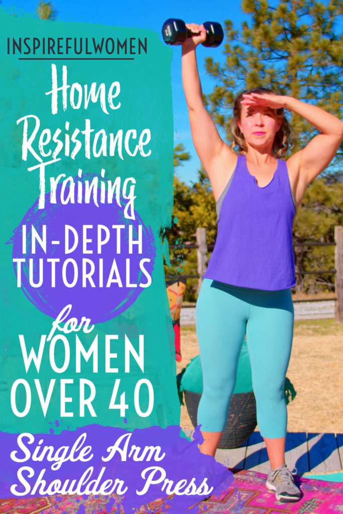 Single-Arm Dumbbell Shoulder Press - Inspireful Women