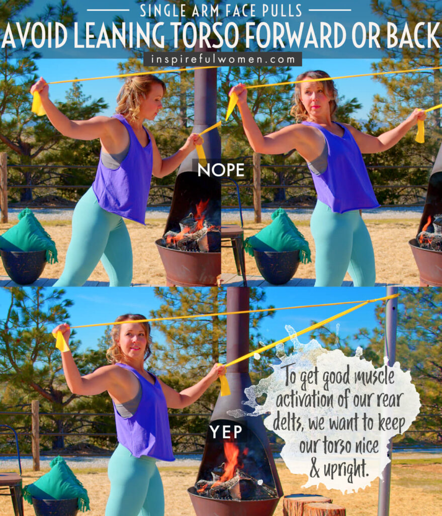 Single Arm Face Pulls + Thoracic Rotation - Inspireful Women