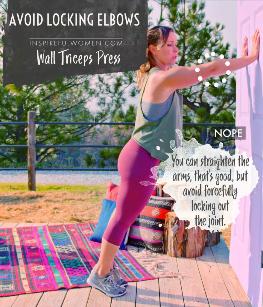 Bodyweight Wall Tricep Extension - Inspireful Women