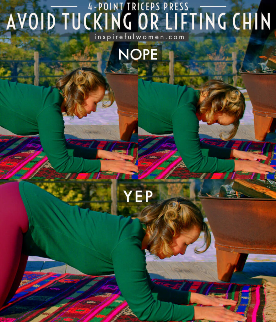 4-point Bodyweight Triceps Extension - Inspireful Women