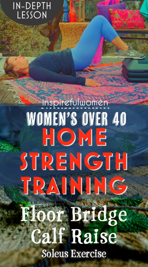 Lying Bridge Calf Raise on Step - Inspireful Women