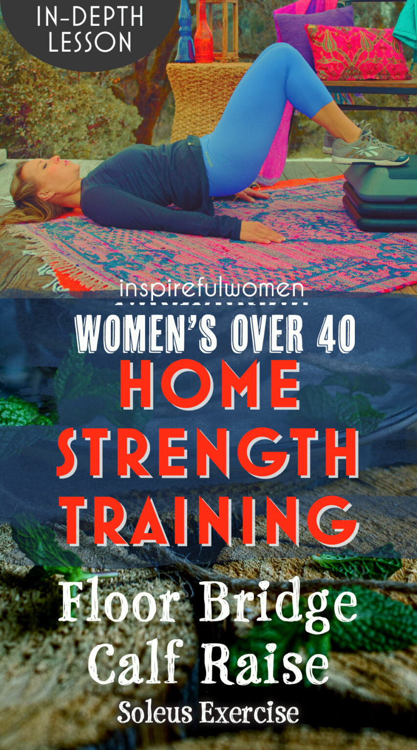 Lying Bridge Calf Raise on Step - Inspireful Women