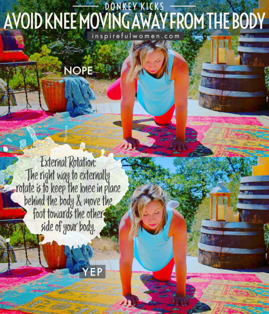 Standing Donkey Kicks - Inspireful Women