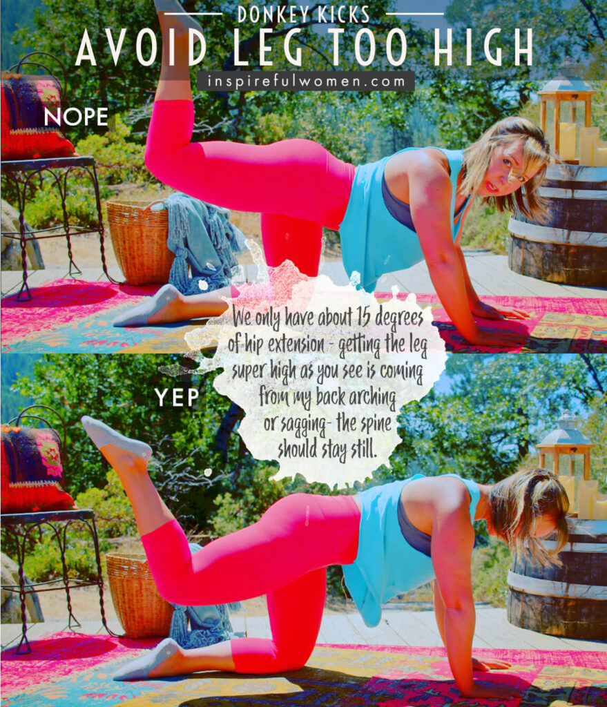 Standing Donkey Kicks - Inspireful Women