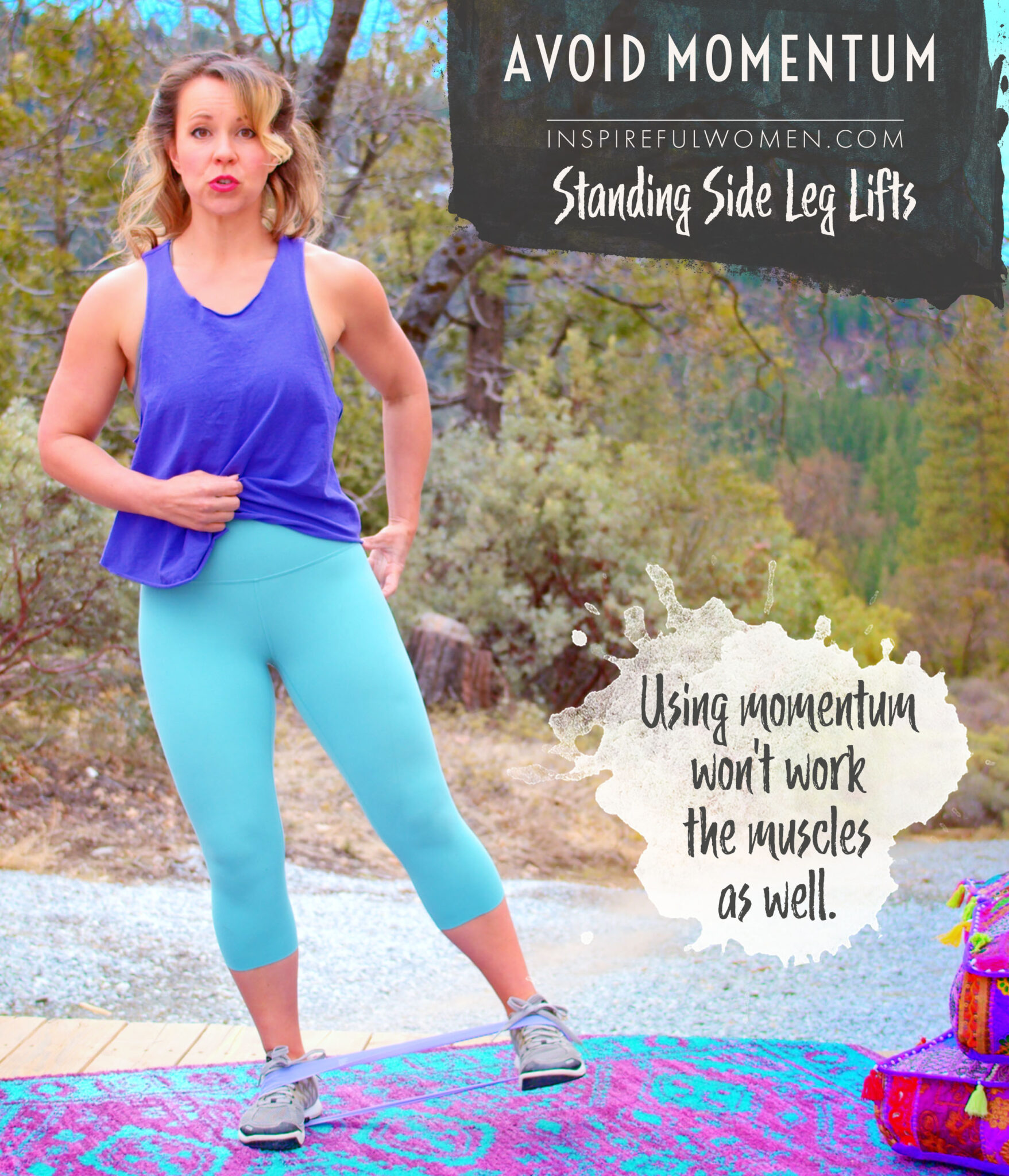 Standing Side Leg Lifts - Inspireful Women