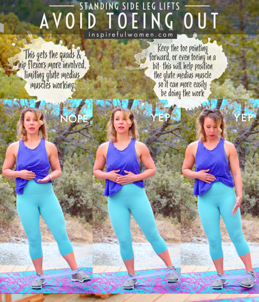 Standing Side Leg Lifts - Inspireful Women