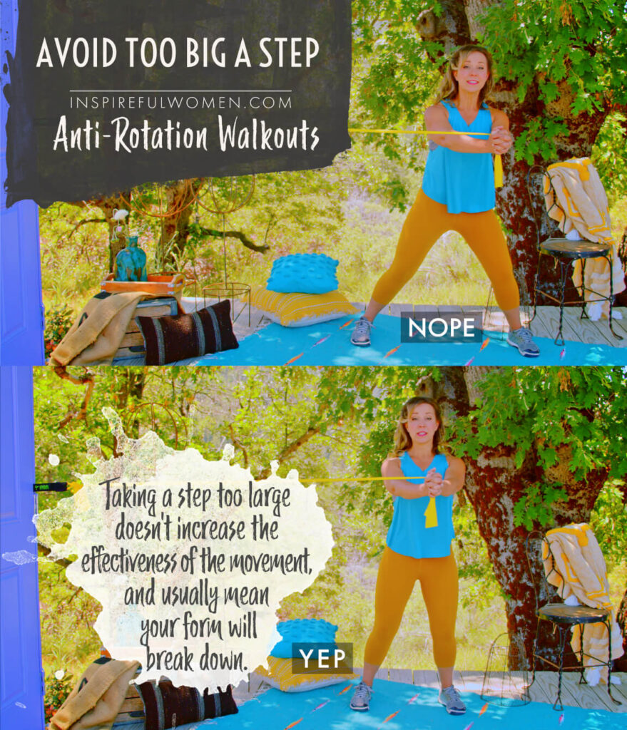 Anti-Rotation Step Outs - Inspireful Women
