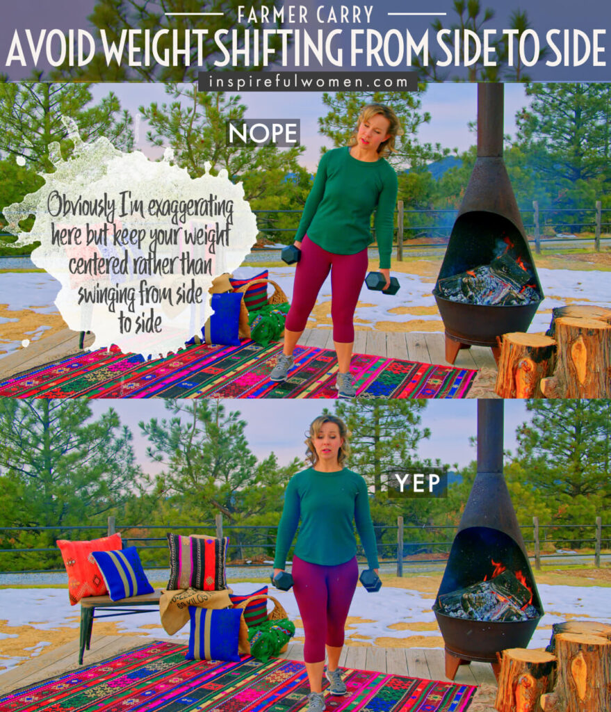 Heel Lift Farmer Carry - Inspireful Women