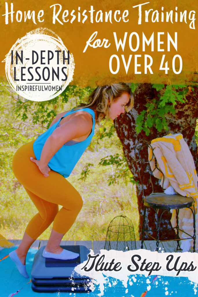 Glute Focused Step Ups - Inspireful Women