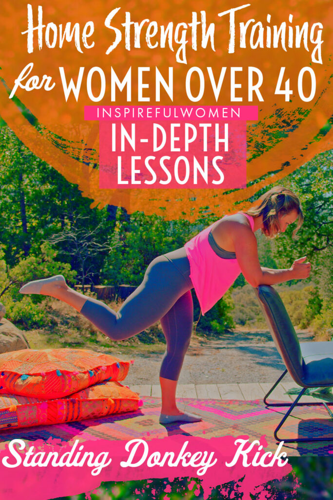 Standing Donkey Kicks - Inspireful Women