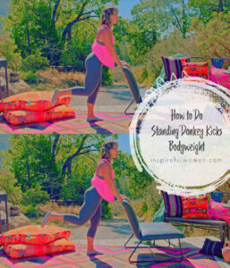 Standing Donkey Kicks - Inspireful Women