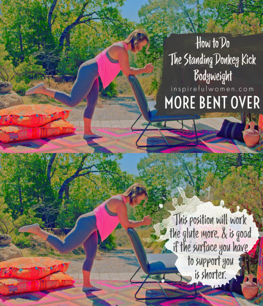 Standing Donkey Kicks - Inspireful Women