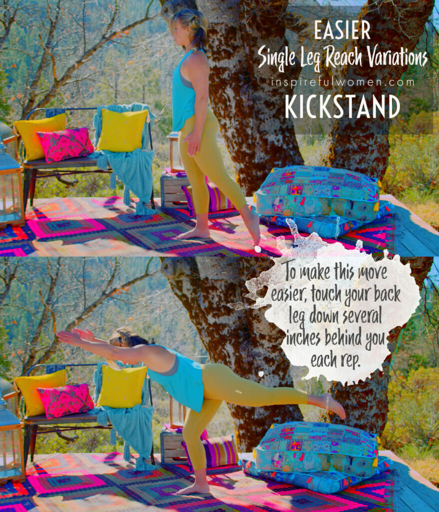 Bodyweight Single Leg Reach - Inspireful Women