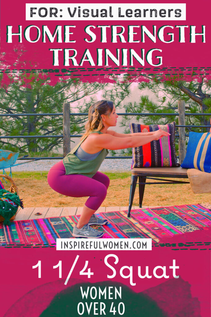 Bodyweight 1 1/4 Squats - Inspireful Women