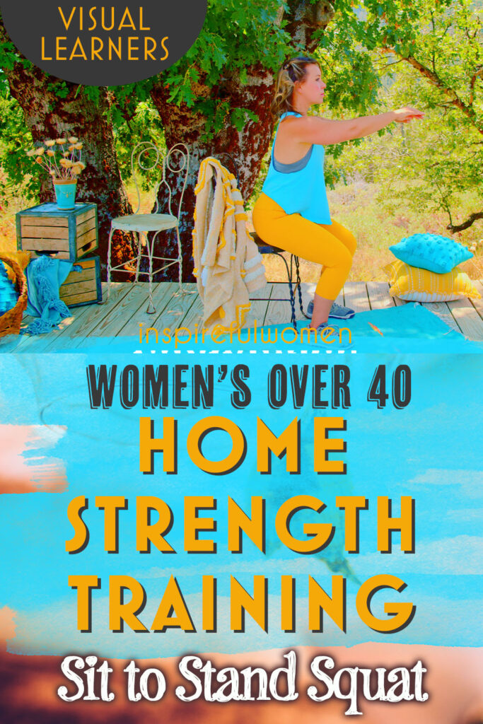 Bodyweight Sit to Stand Squat - Inspireful Women