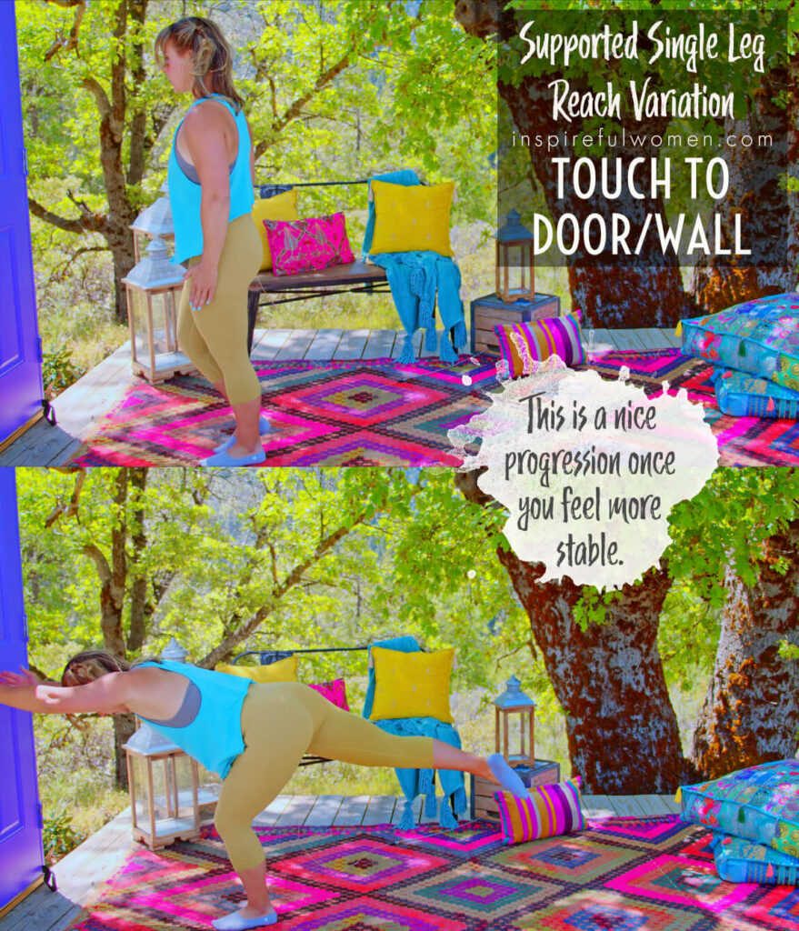 Single Leg Reach with Support - Inspireful Women