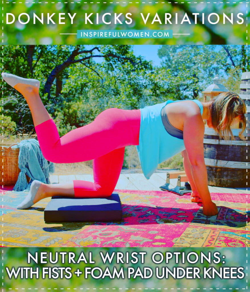 Bodyweight Donkey Kicks - Inspireful Women