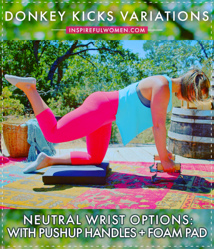 Bodyweight Donkey Kicks - Inspireful Women