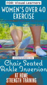 Chair Seated Ankle Inversion – Long Band - Inspireful Women