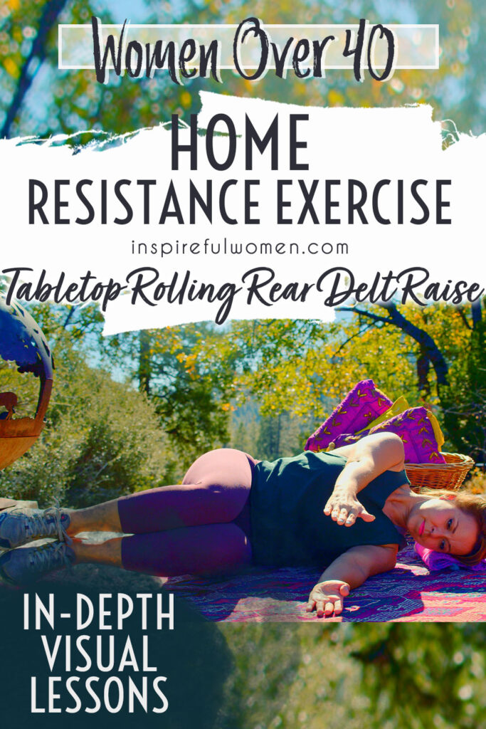 Lying Rolling Rear Delt Raise – Table Top Legs - Inspireful Women