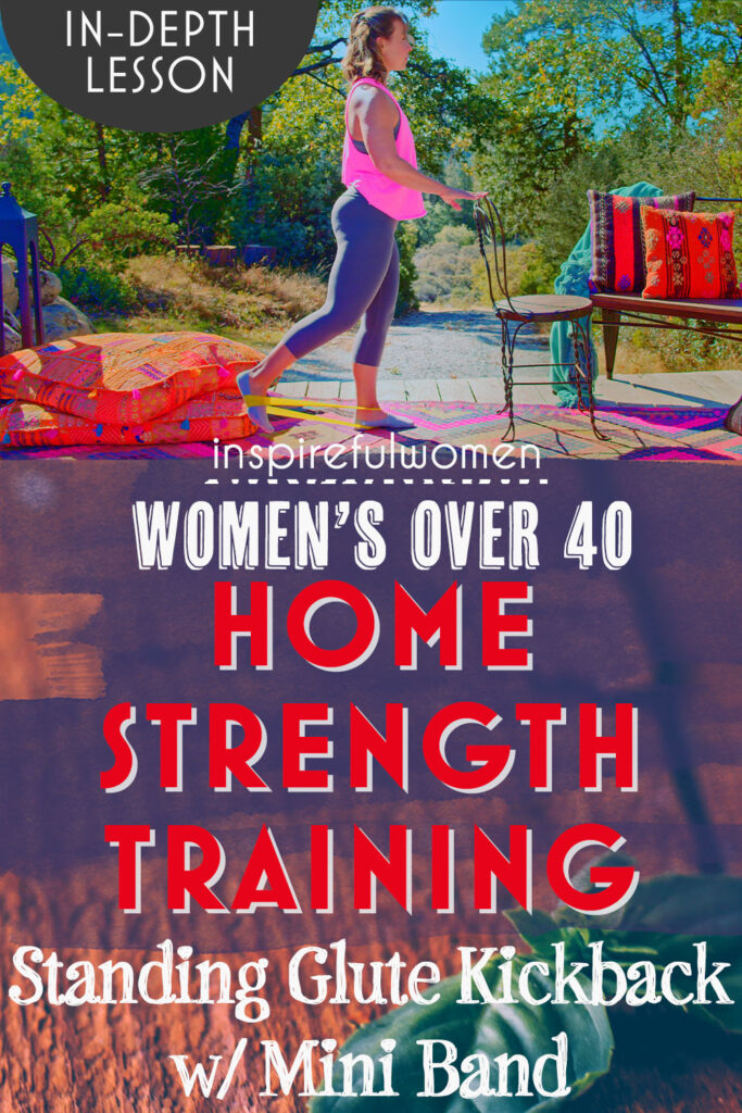 Mini Band Standing Glute Kickbacks - Inspireful Women