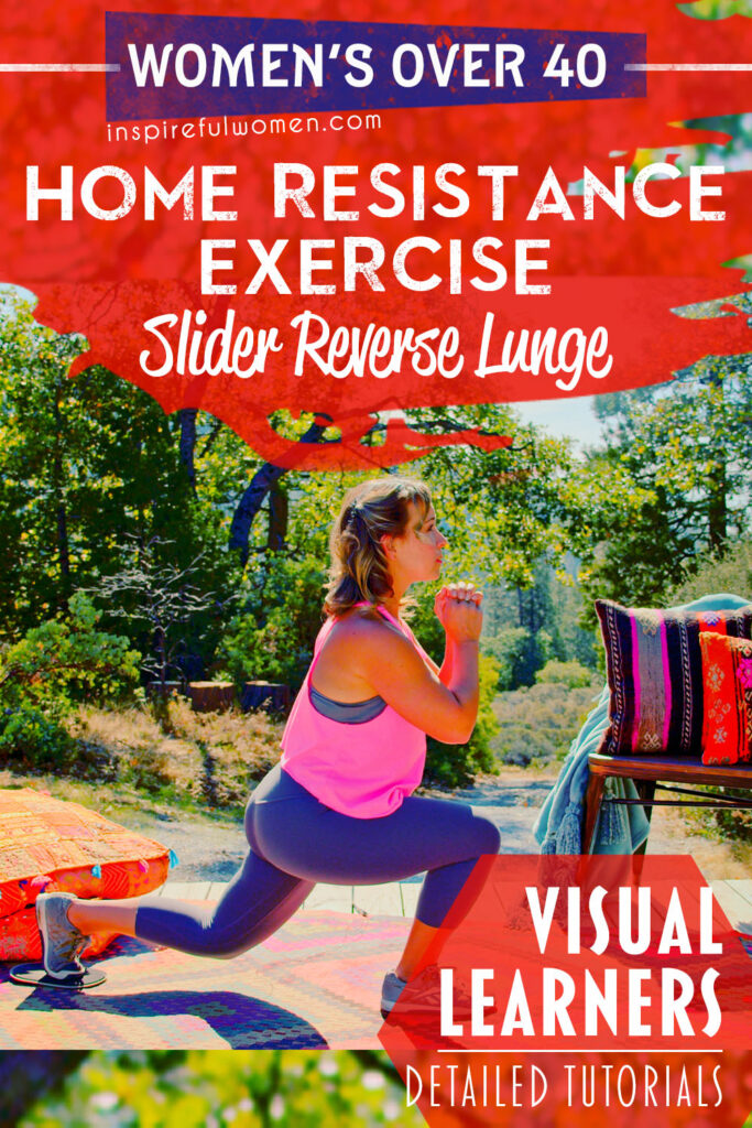 Reverse Lunge With Slider Inspireful Women