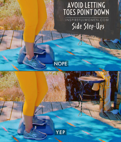 Lateral Step Ups - Inspireful Women